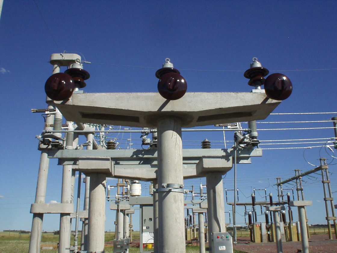 Proa Sa Línea De Media Tensión 33 Kv Tres Arroyos Claromeco Salida De Línea En Estación