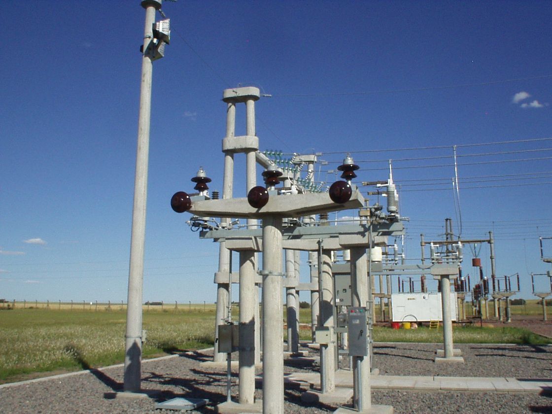 Proa Sa Línea De Media Tensión 33 Kv Tres Arroyos Claromeco Salida De Línea En Estación